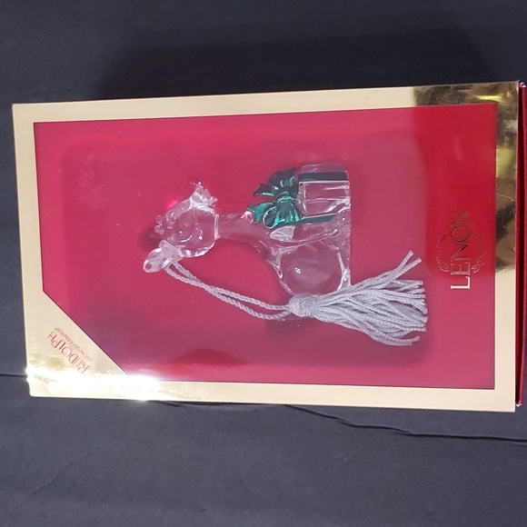 Lenox | Holiday | Lenox Lead Crystal Rudolph The Red Nose Reindeer ...